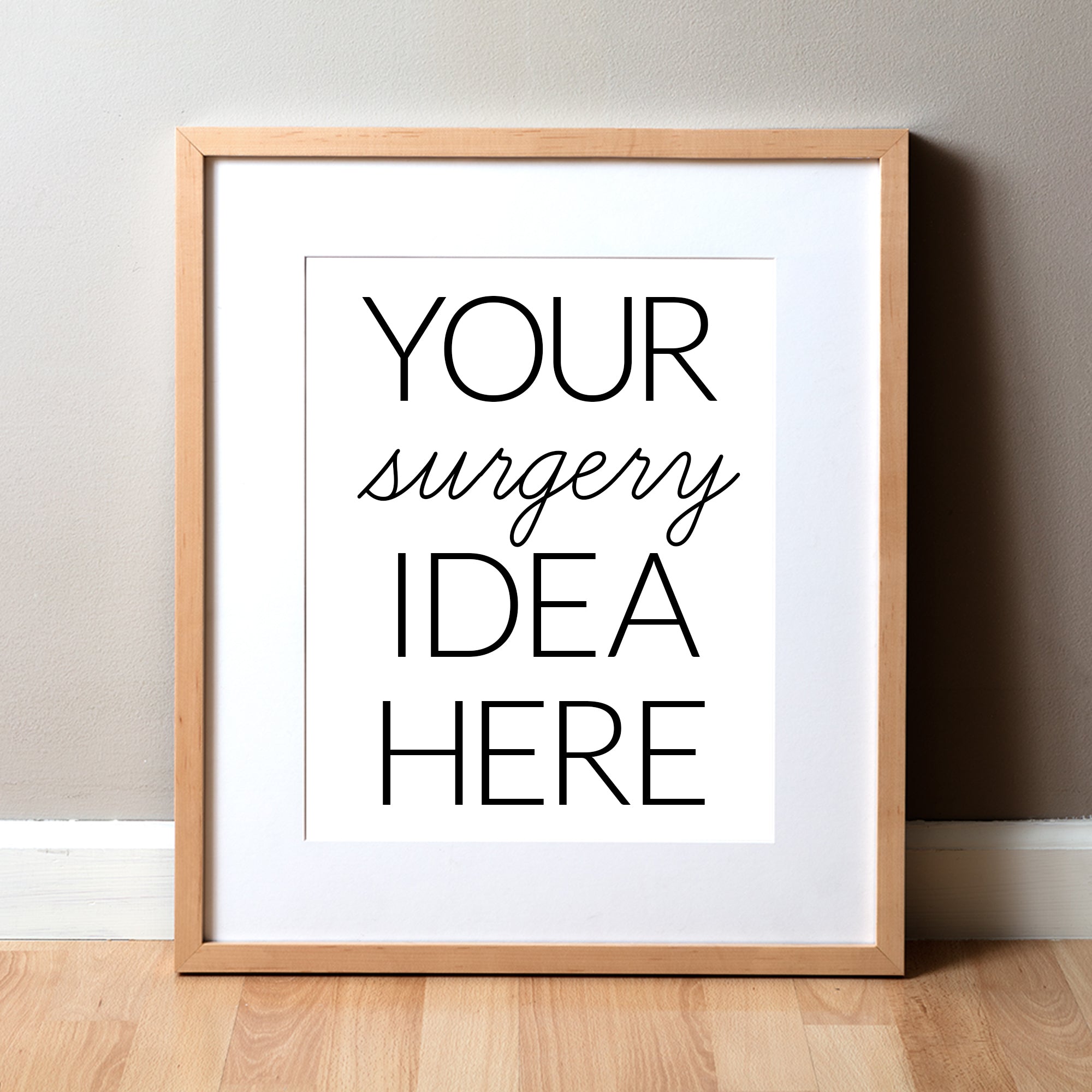 Custom Original Surgery Art – Lyon Road Art