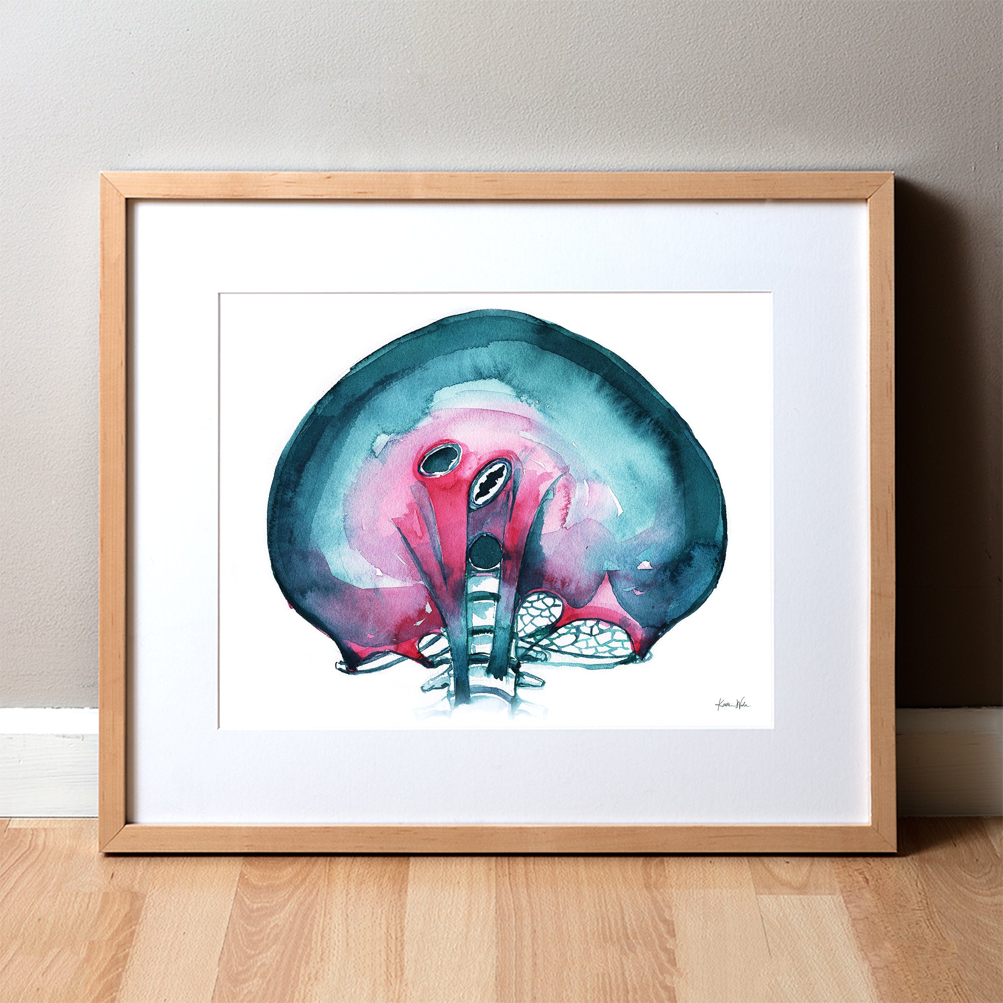 Diaphragm Watercolor Print – Lyon Road Art