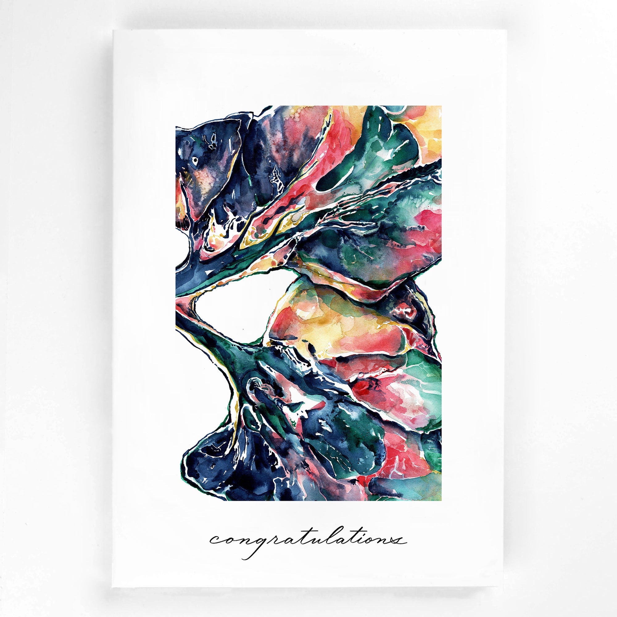 Exquisite Lung Dissection Greeting Card | Congratulations – Lyon Road Art