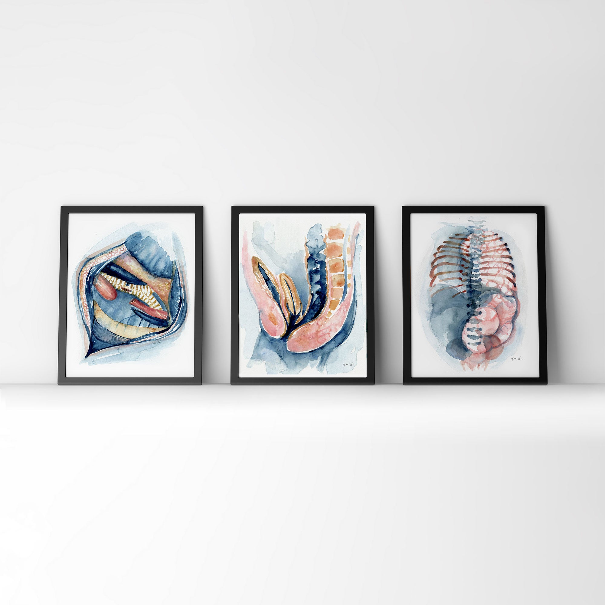 Pediatric Surgery Watercolor Print Set – Lyon Road Art