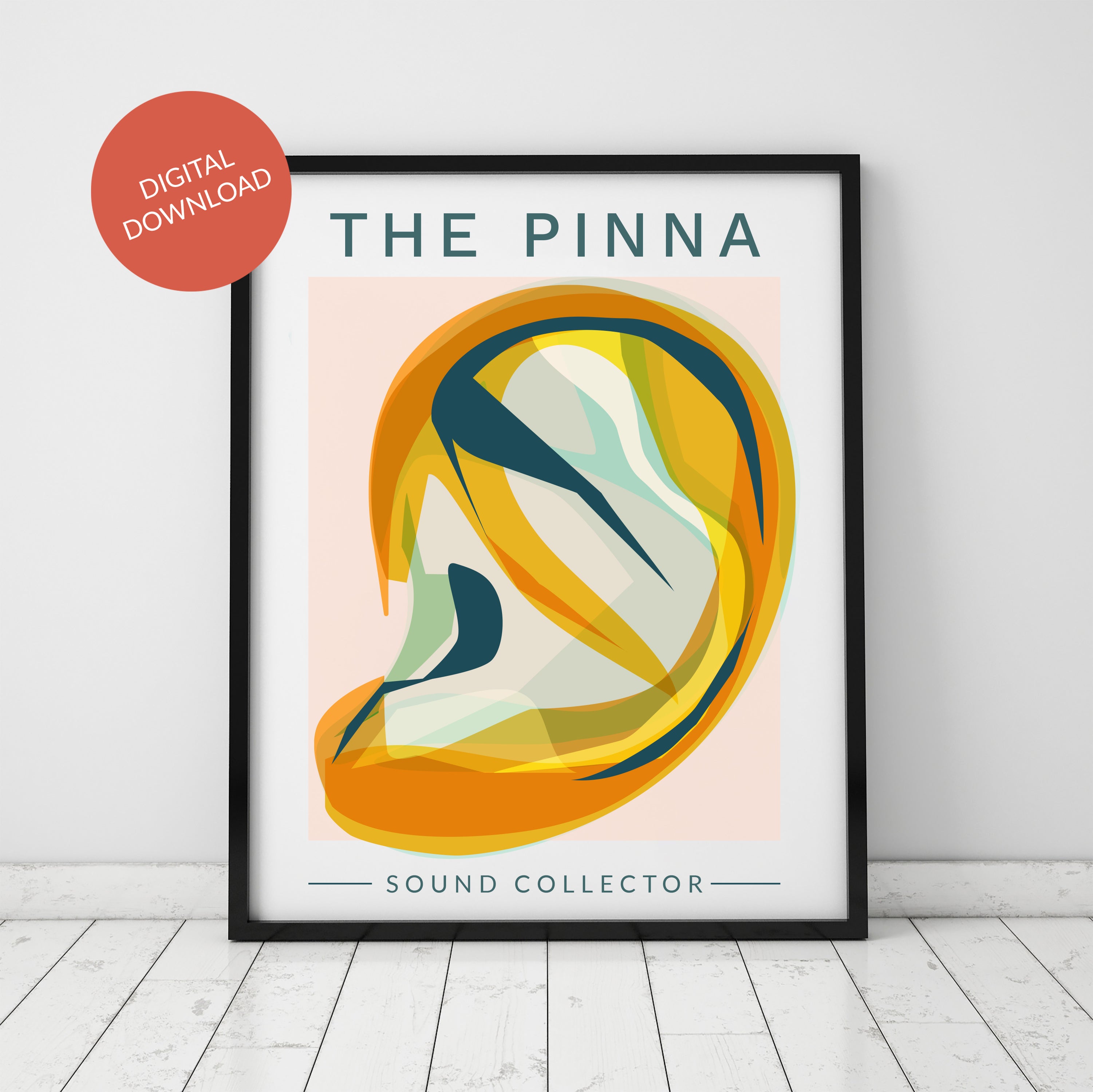 Pinna Poster DIGITAL DOWNLOAD – Lyon Road Art