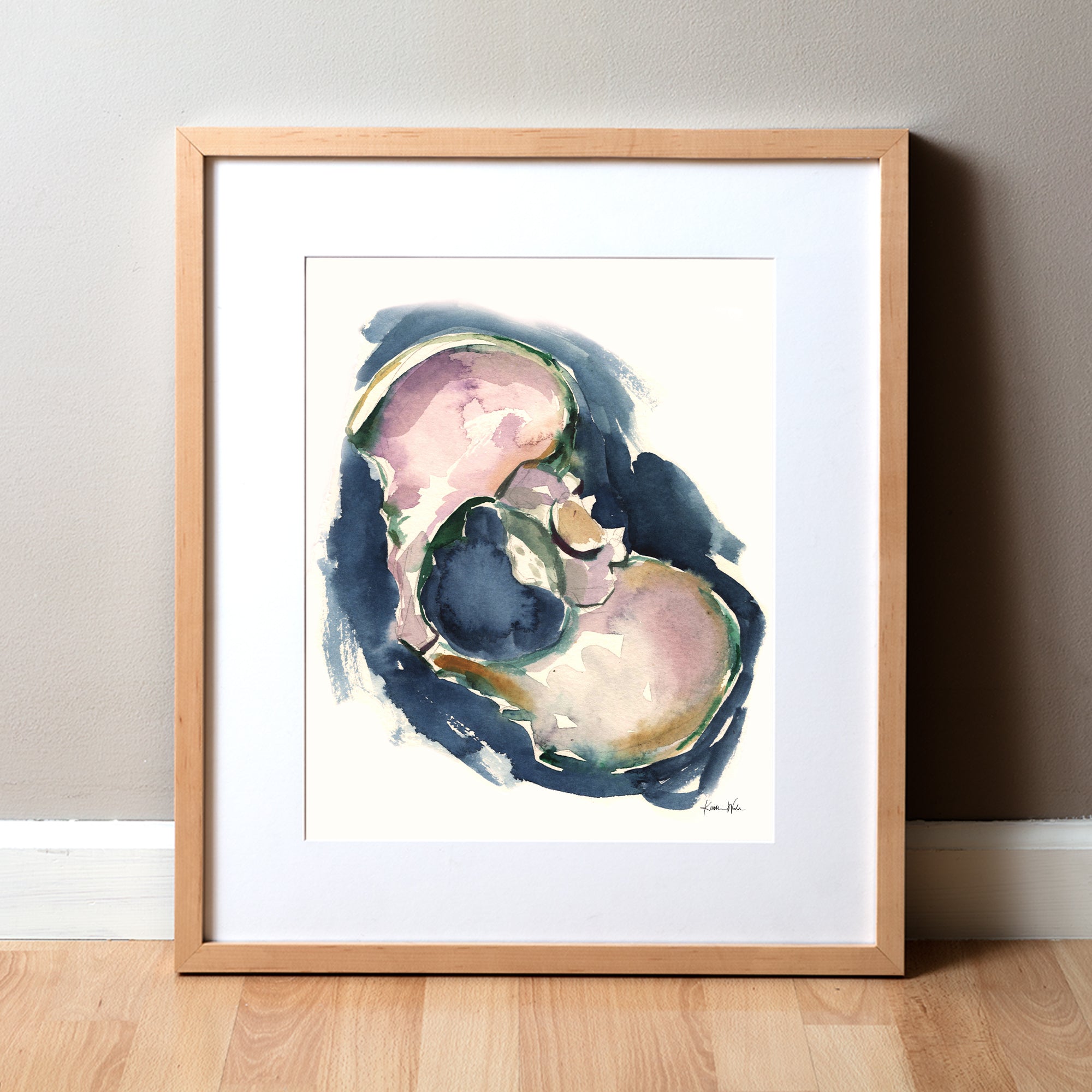 Tilted Pelvis Watercolor Print – Lyon Road Art